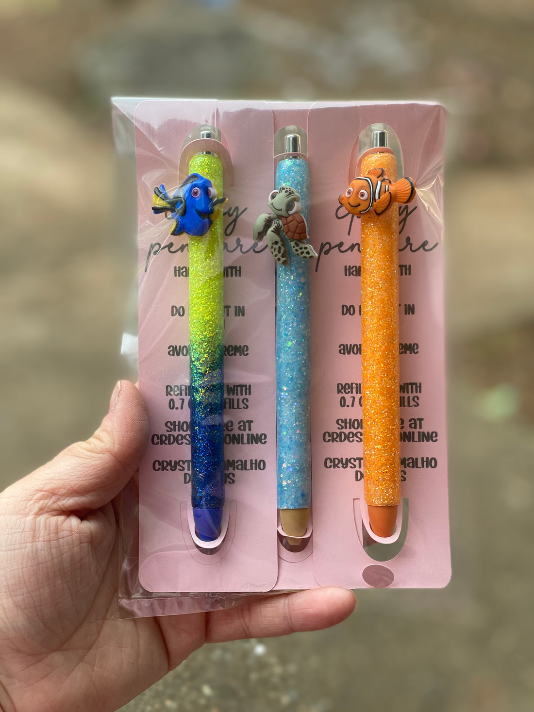 Finding Nemo Pens (Set of 4) – Glitter Me This & Things